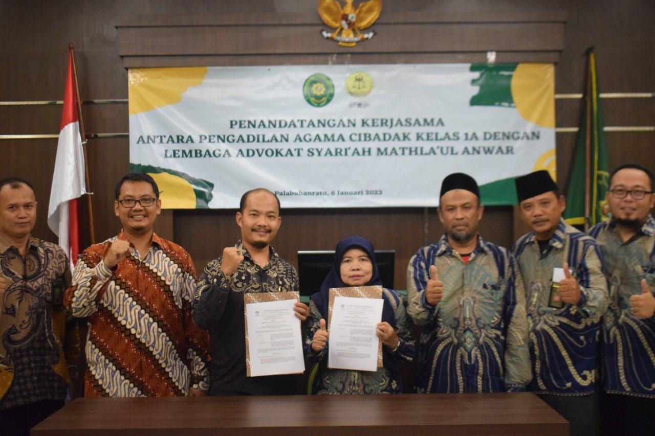 Penandatanganan Kerjasama antara PA Cibadak Kelas IA dengan Lembaga ...