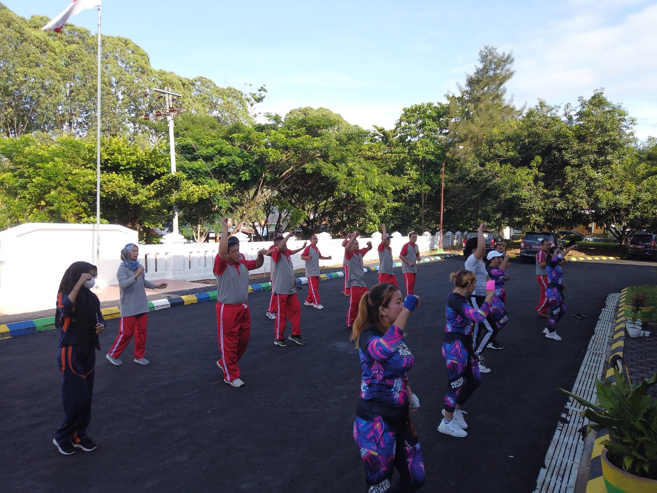 Kegiatan Senam Pagi PA Cibadak